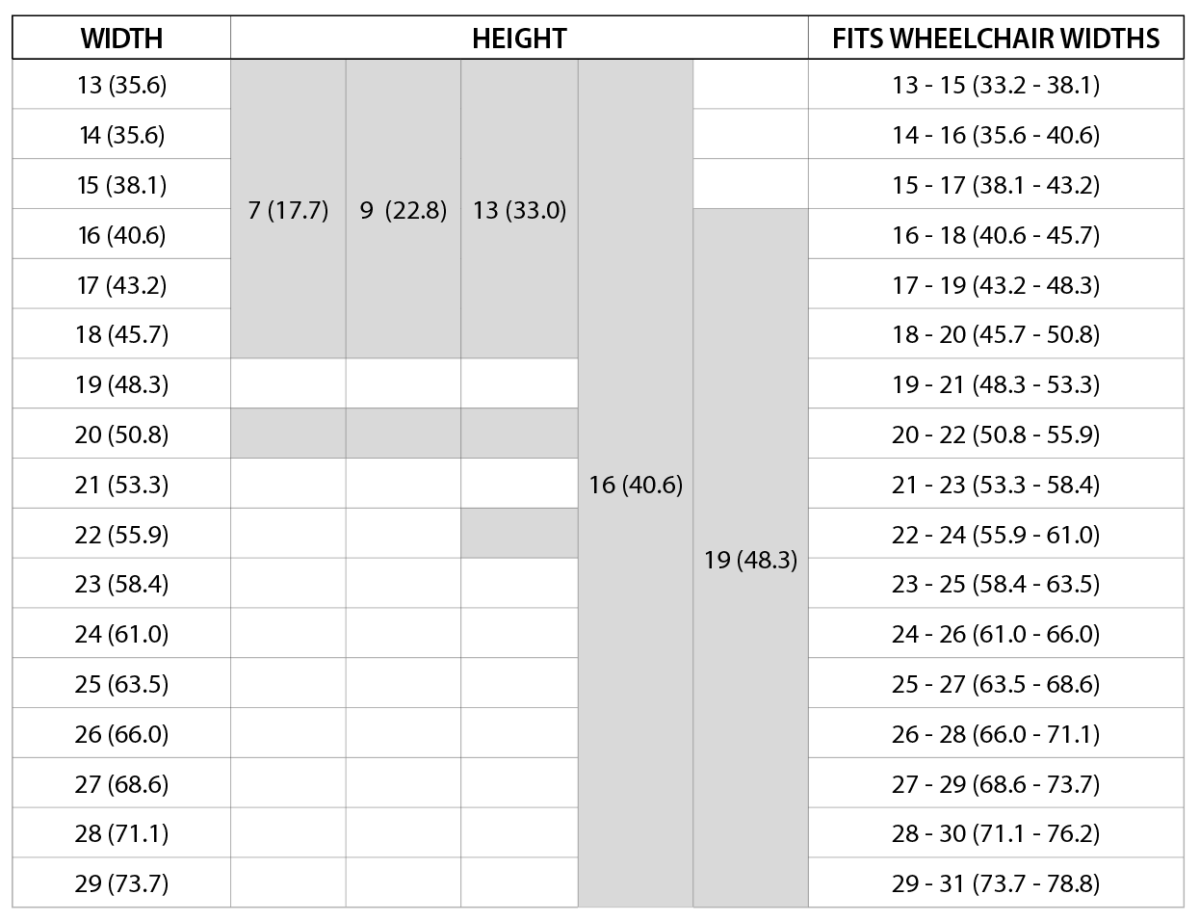 OPTIMA THORACIC BACK SUPPORT – NXT SEATING SERIES